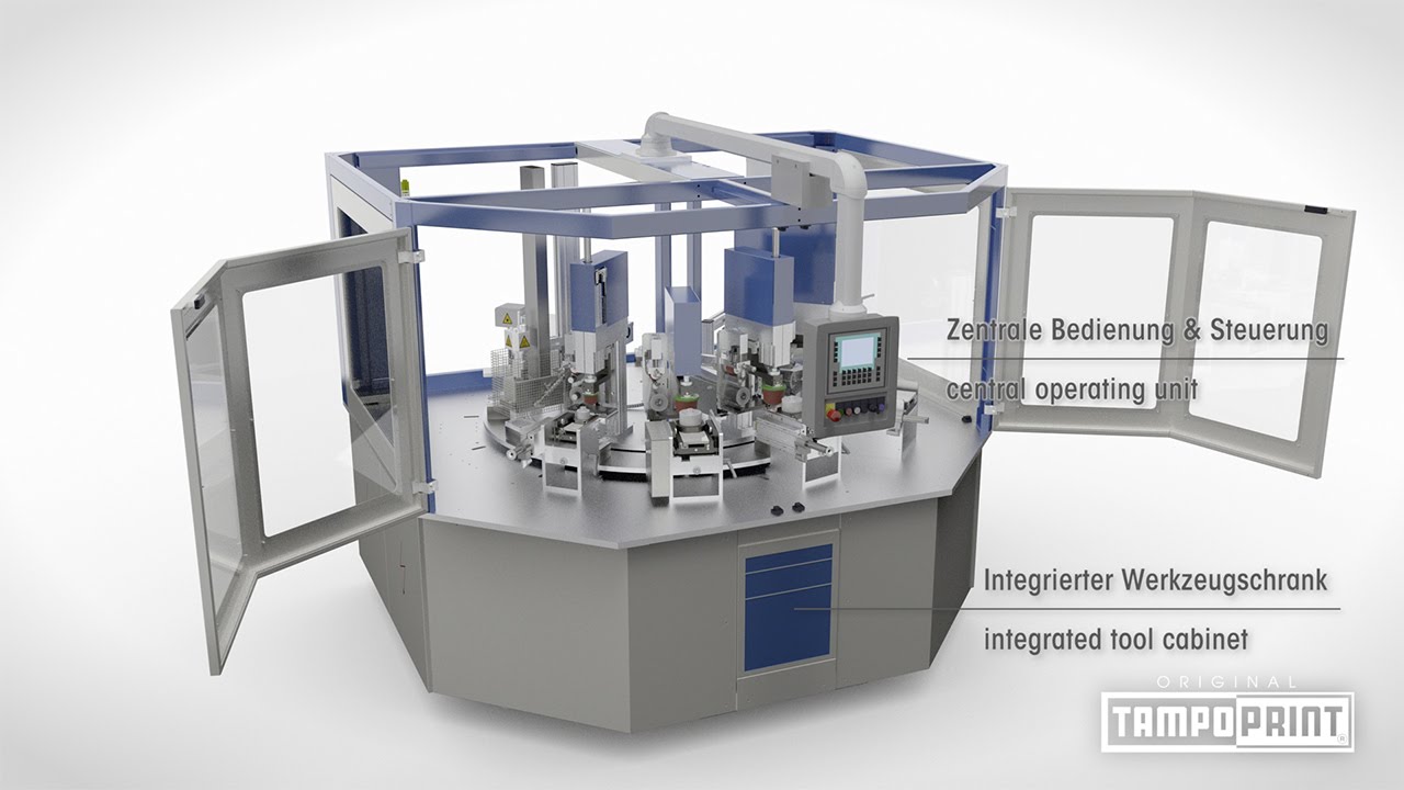 TAMPOPRINT - MAP - Modulare Automations Plattform - DE/EN - YouTube