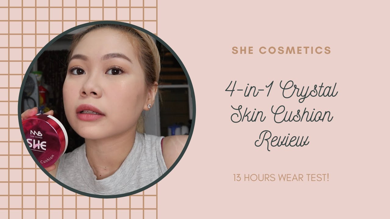 In Depth SHE Cosmetics Crystal Skin Cushion Review (13 Hour Wear Test ...