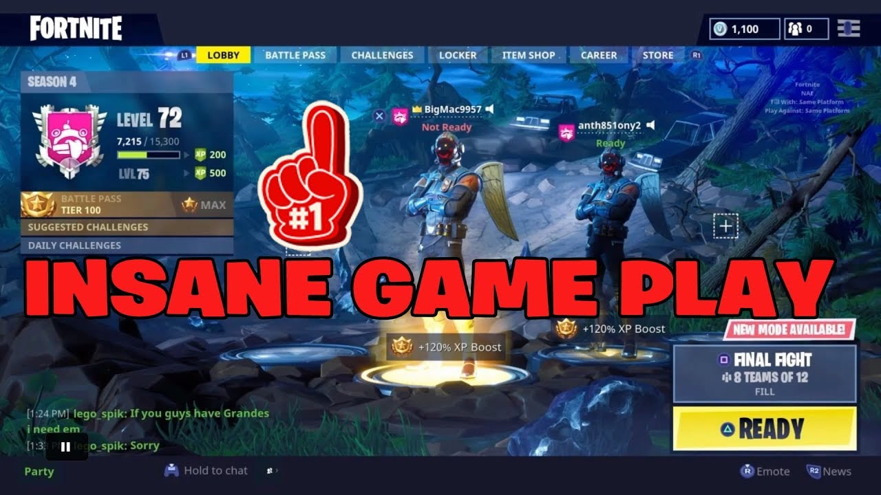 FORTNITE (INSANE GAMEPLAY) - YouTube