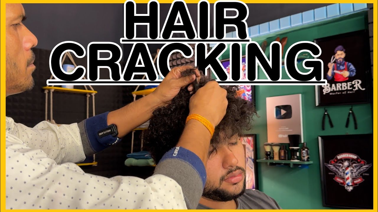 💈Intense Hair Cracking/Scalp Popping Head Massage and Neck Cracking by ...