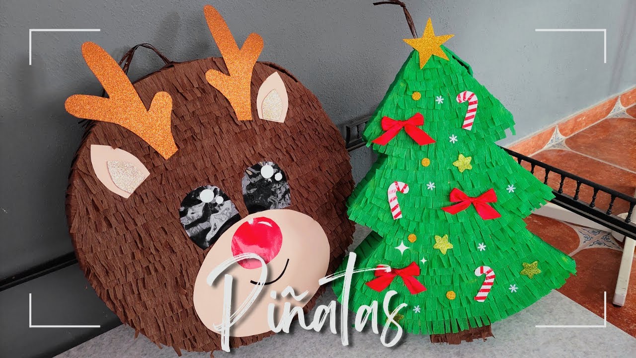 HAZ ESTAS PIÑATAS NAVIDEÑAS SUPER FÁCILES | Erandy Paz - YouTube