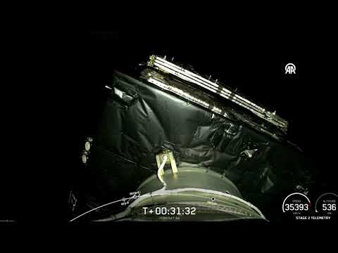 Türksat 6A uzayda ikinci yılını tamamladı