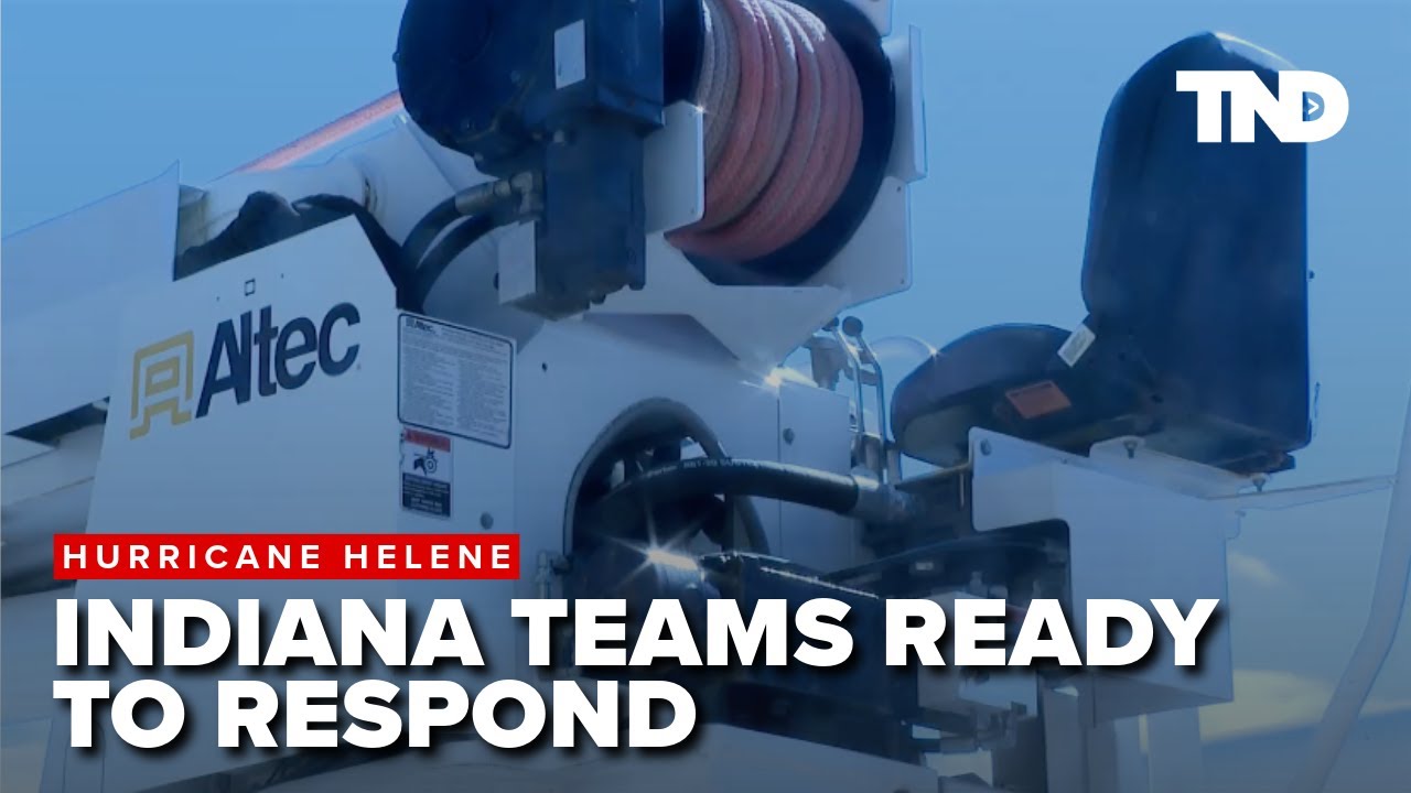 Indiana power crews, utility trucks on standby for Hurricane Helene ...