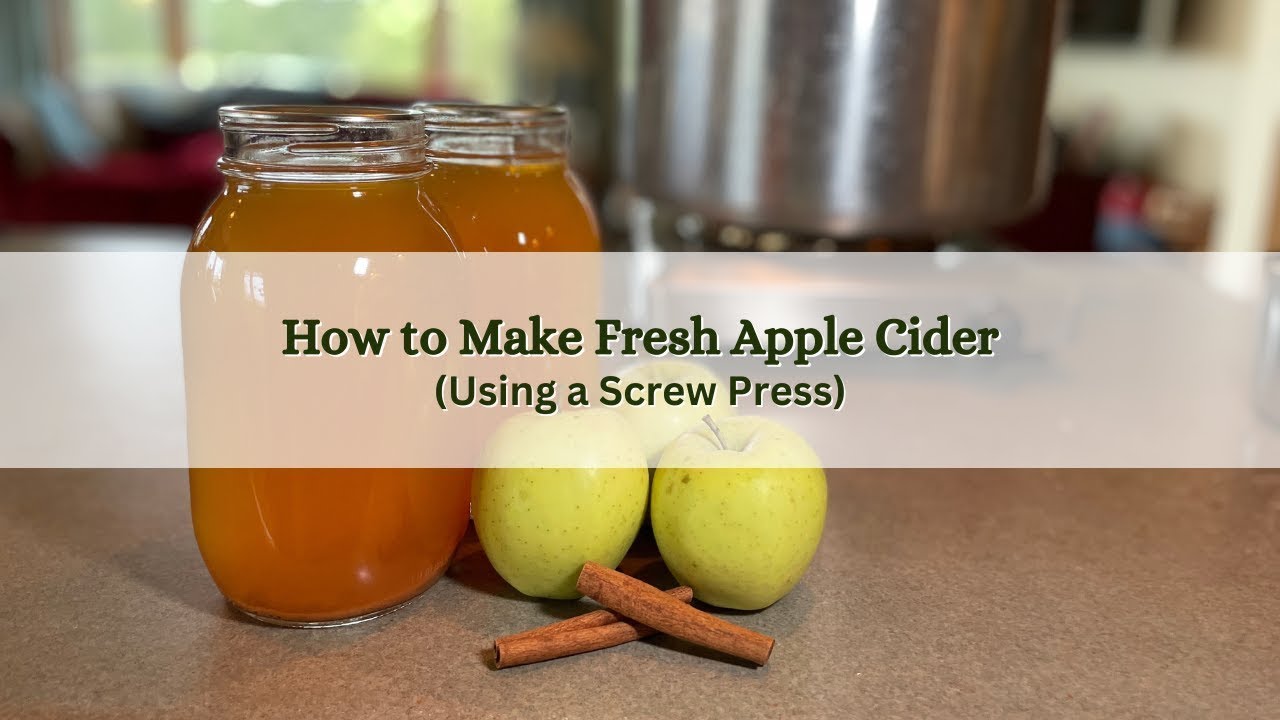 How to Make Homemade Apple Cider - YouTube