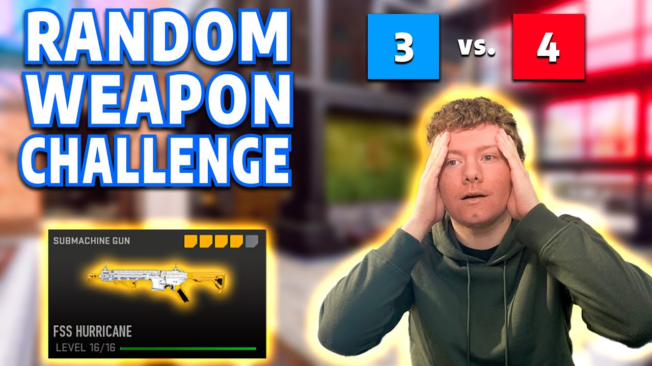 RANDOM WEAPON CHALLENGE IN COD RANKED PLAY!! *gone wrong?!* - YouTube