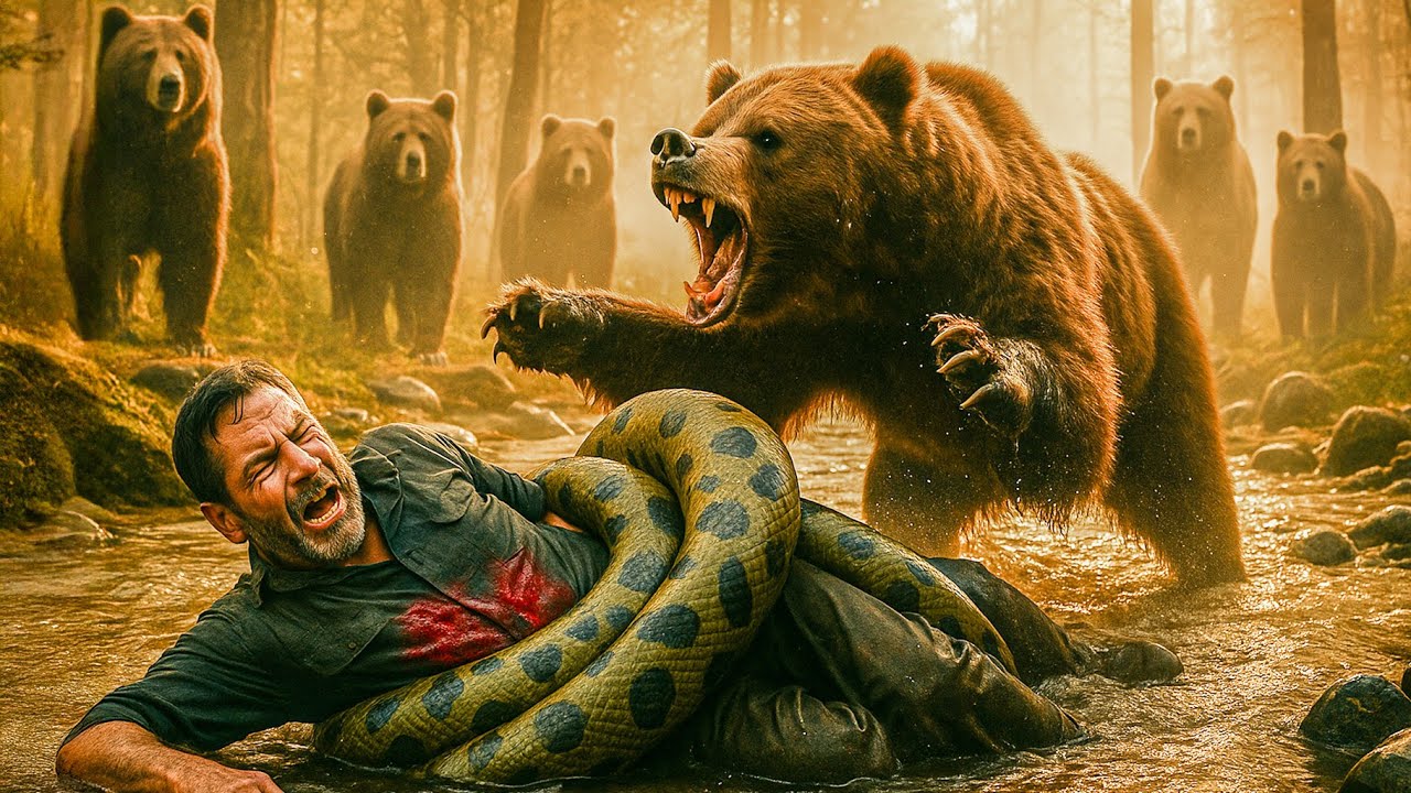 A Poacher Was Strangled by Pythons, What the Grizzly Bear Did Next Changed His Life Forever ...