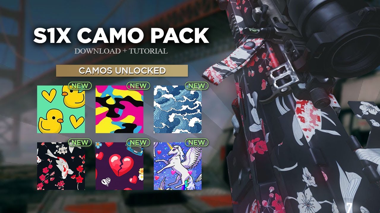 CUSTOM S1X CAMO PACK! #1 (w/ Install Tutorial) - YouTube