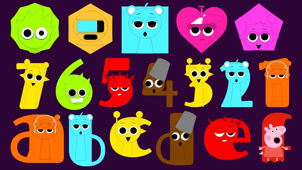 Sprunki Complete Learning Video for Kids | ABCs, Numbers, Colors ...