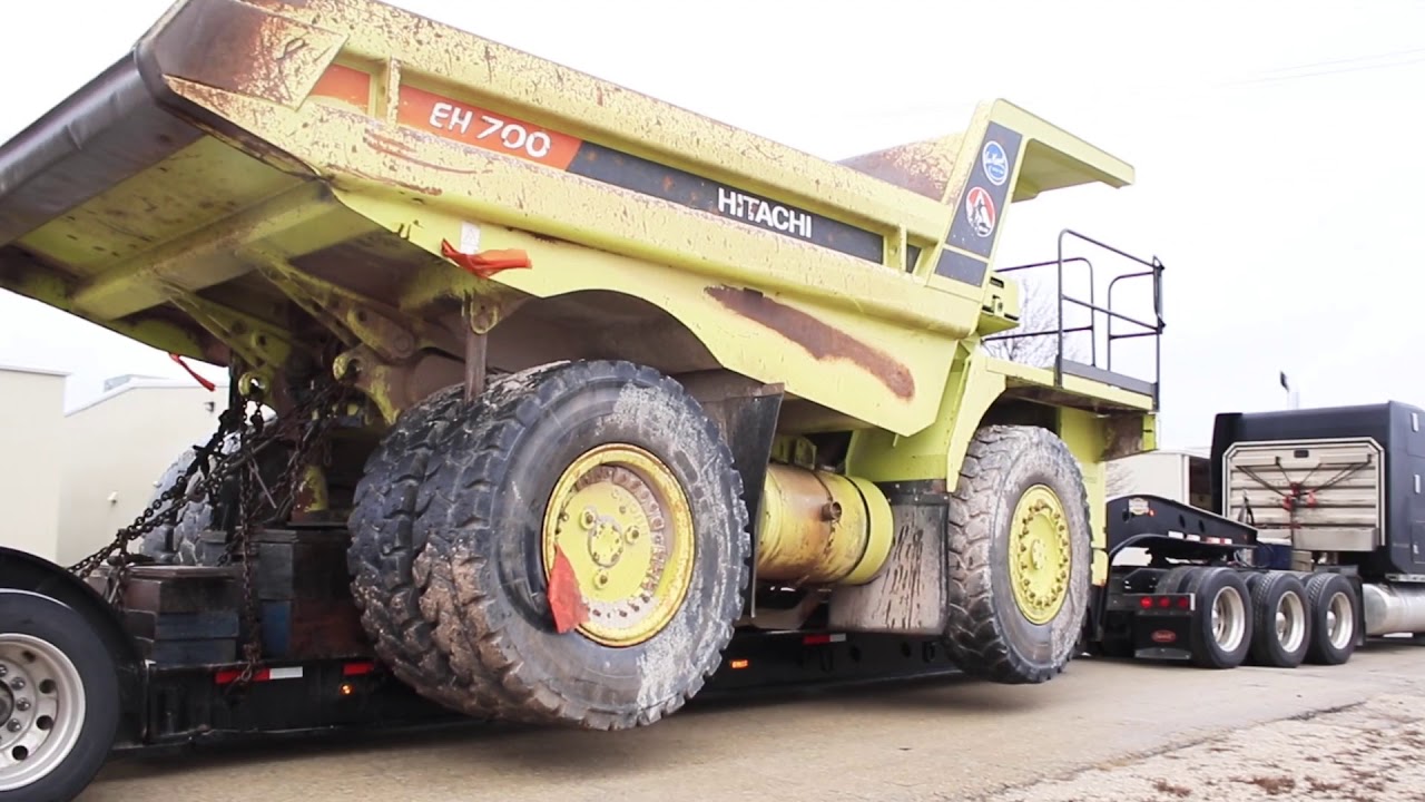 Euclid EH700 Arrives for Dismantle - YouTube