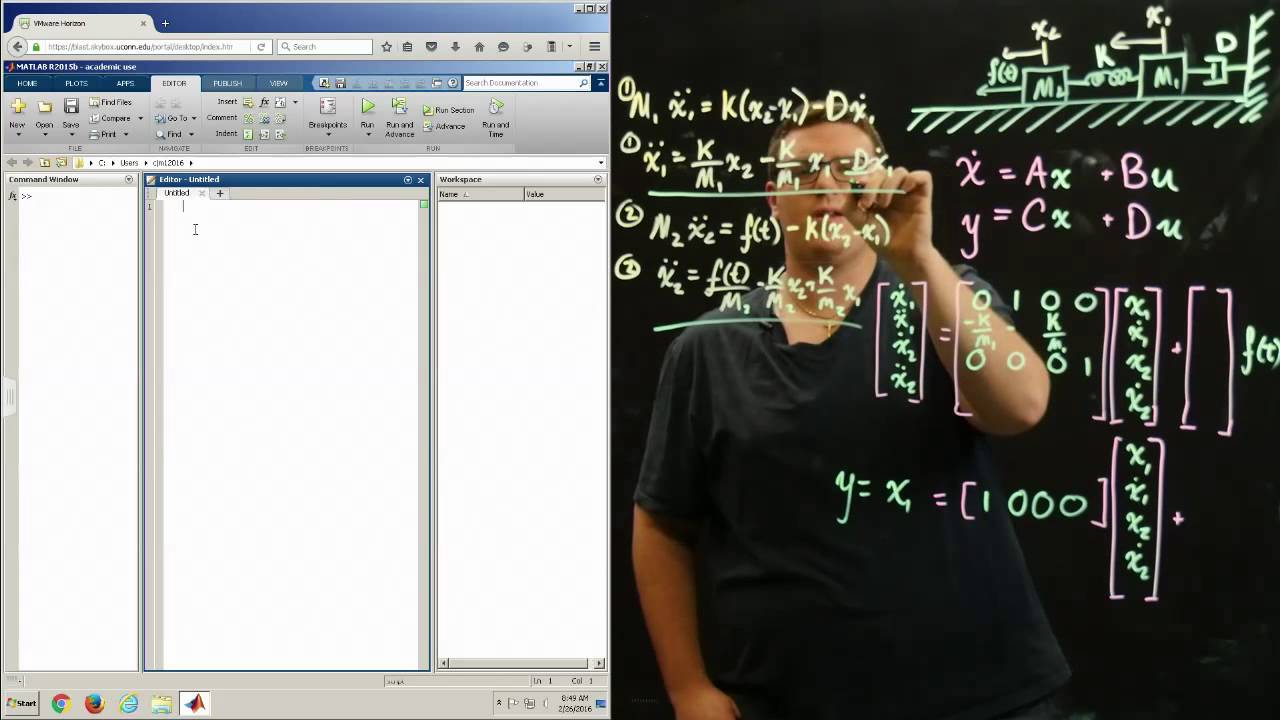 Systems Analysis - Mechanical System to State Space - YouTube