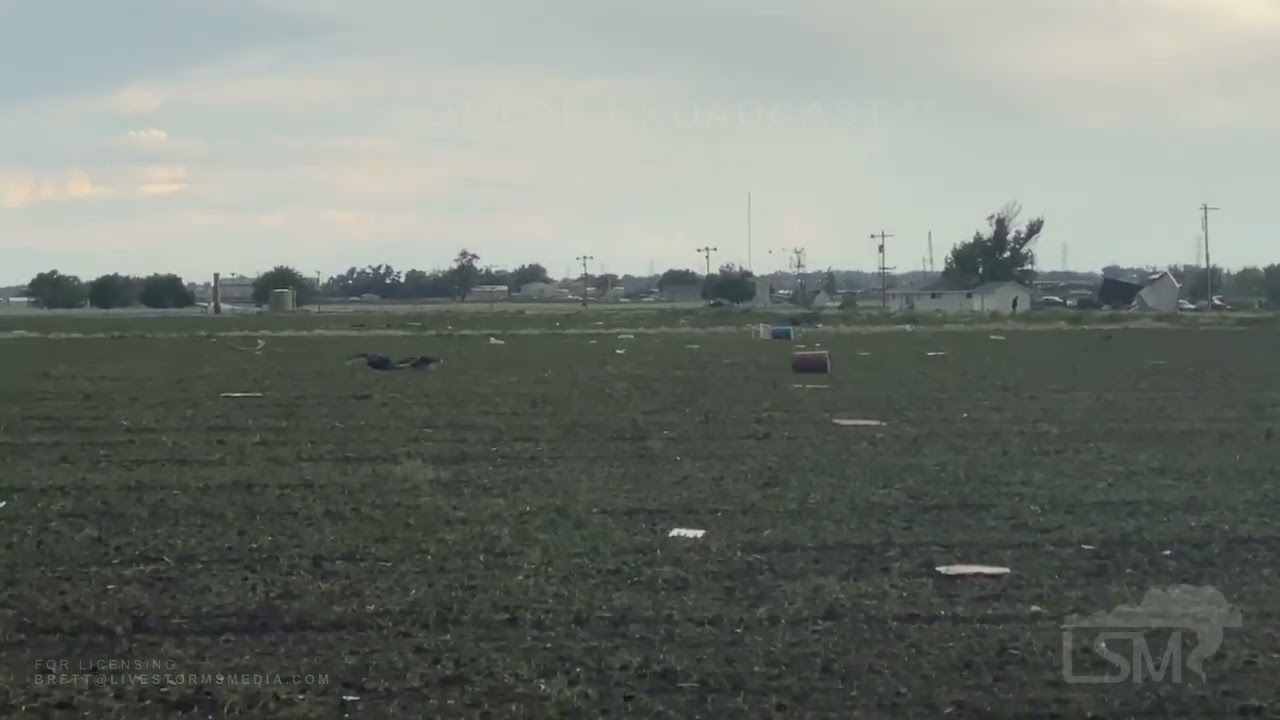 Colorado Landspout Tornado Damage- Platteville - YouTube