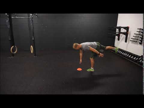 Single Leg Cone Touch - YouTube