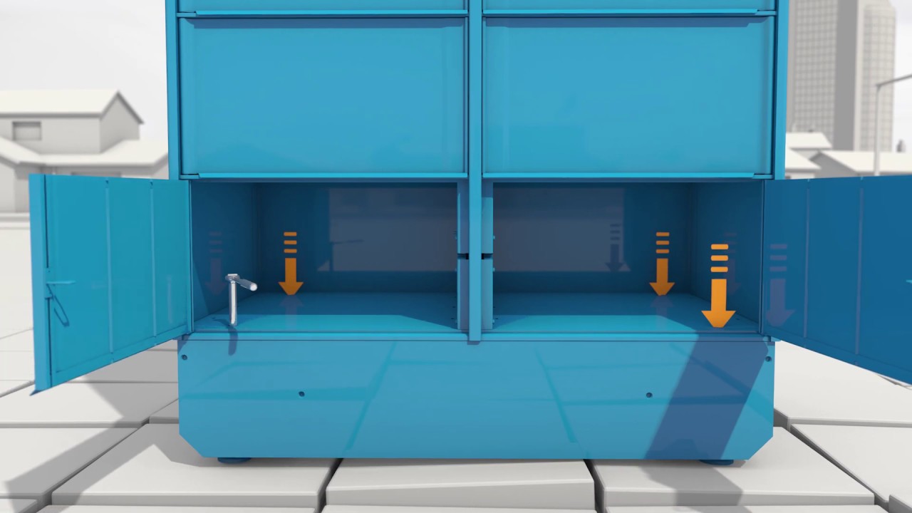 Stabilizing the SwipBox Infinity parcel locker - YouTube