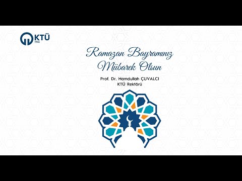 Rektörümüz Prof. Dr. Hamdullah ÇUVALCI, Ramazan Bayramı Dolayısıyla Bir Kutlama Mesajı Yayınladı