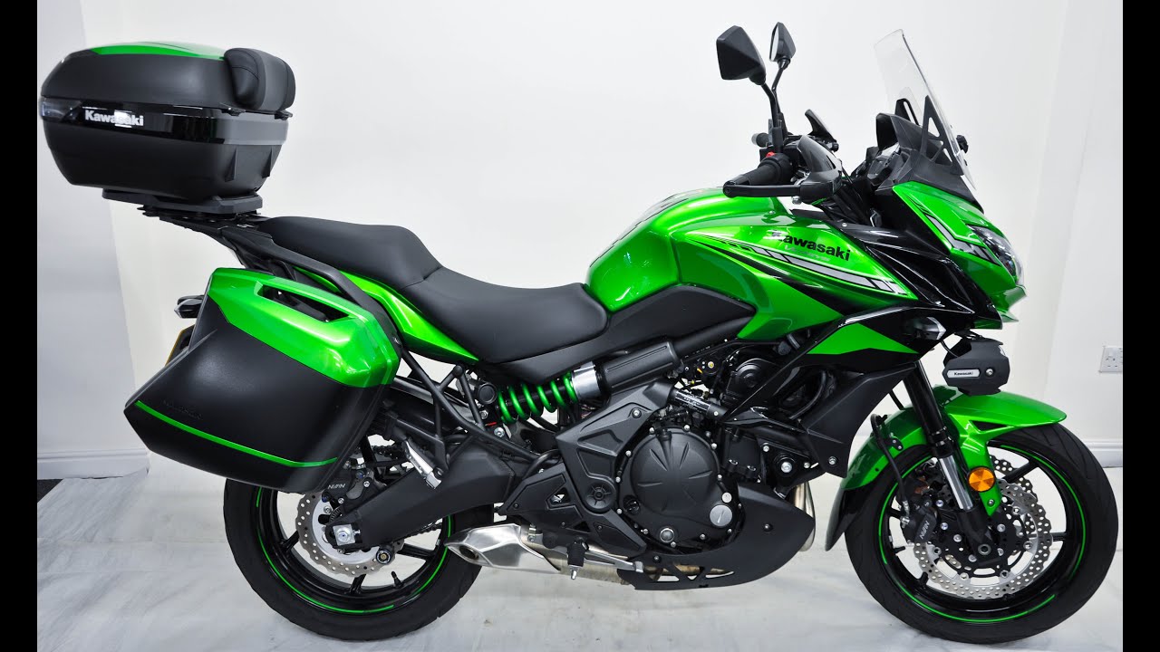 Kawasaki KLE650 FKF Versys 650 2019 Green - YouTube