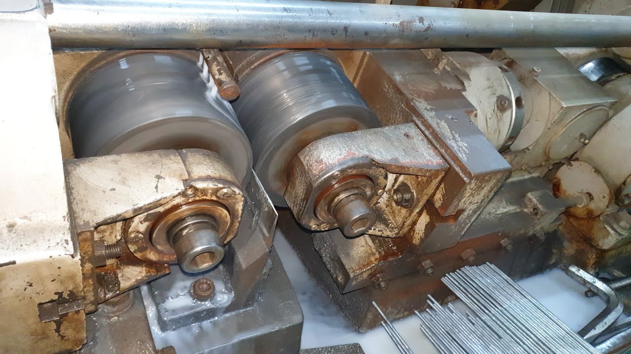 Wire Rod Cutting Process - YouTube