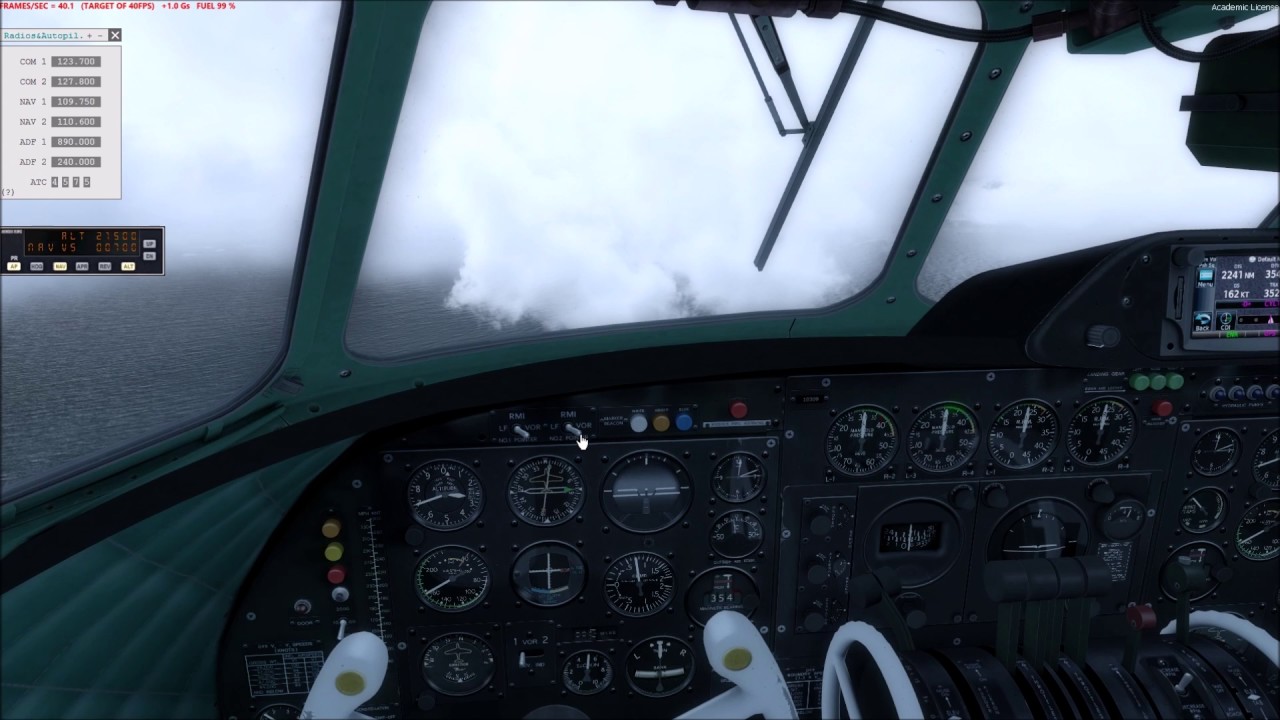 -Prepar3D- A2A Constellation to The north Pole CYQQ to CYLT (Comox to ...