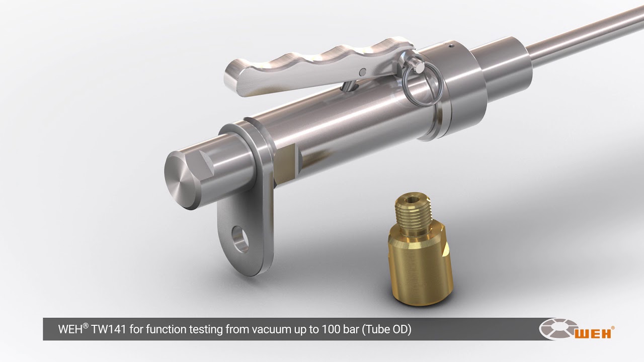 High pressure tube connector - WEH® TW141 - YouTube