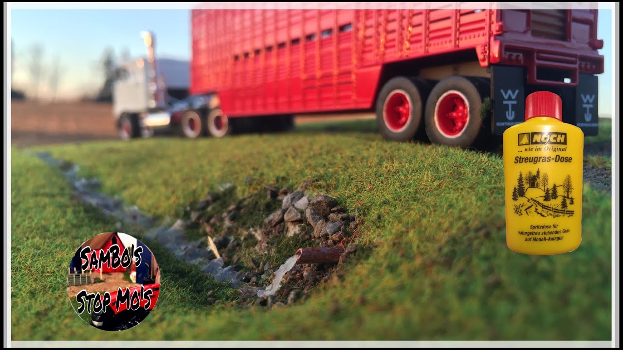 My first (cheap) static grass applicator| Mini Display #1| - YouTube