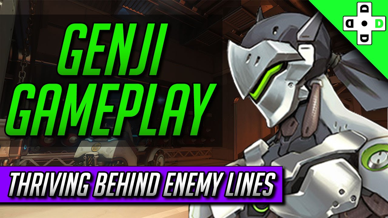 Overwatch Genji Gameplay - Thriving Behind Enemy Lines - YouTube