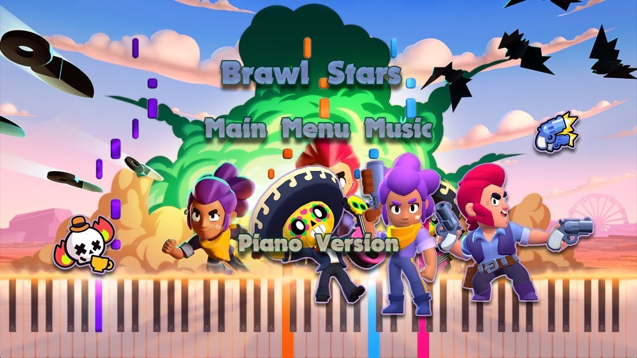 Brawl Stars Main Menu Music on Piano - YouTube