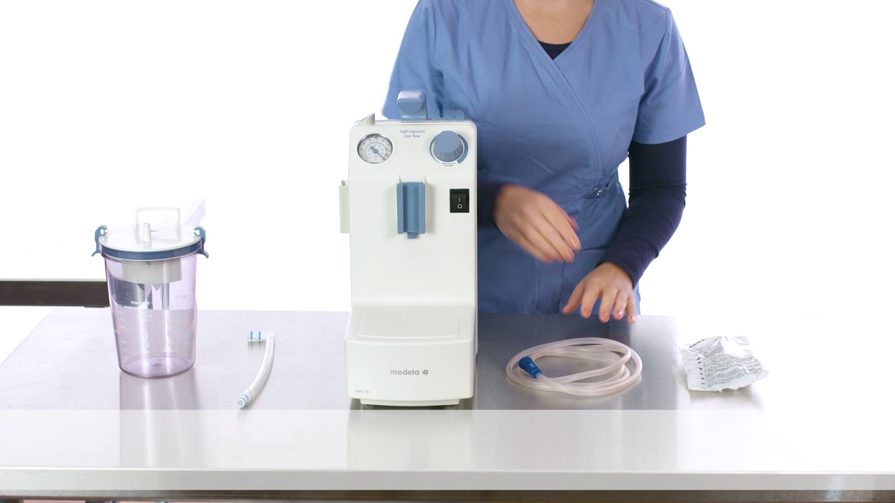 Installation der Medela Vario 18 Absaugpumpe - YouTube