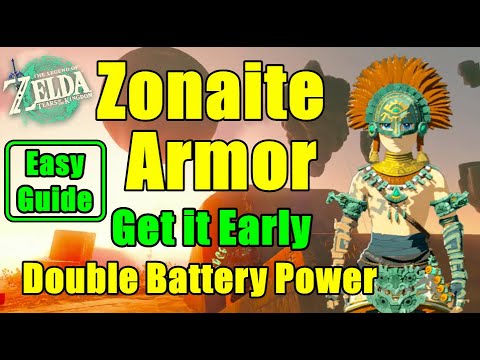 Zonaite Armor Set Location Zelda Tears of The Kingdom - YouTube