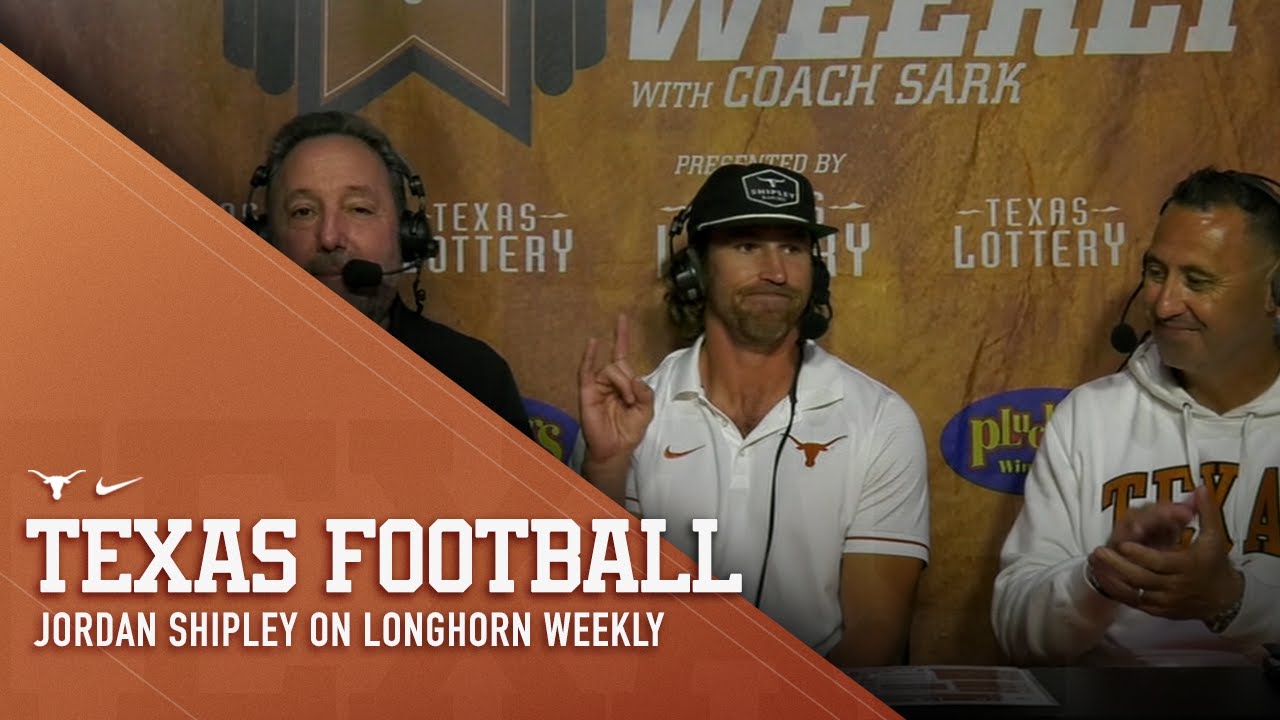 Jordan Shipley on Longhorn Weekly [Oct. 27, 2023] - YouTube