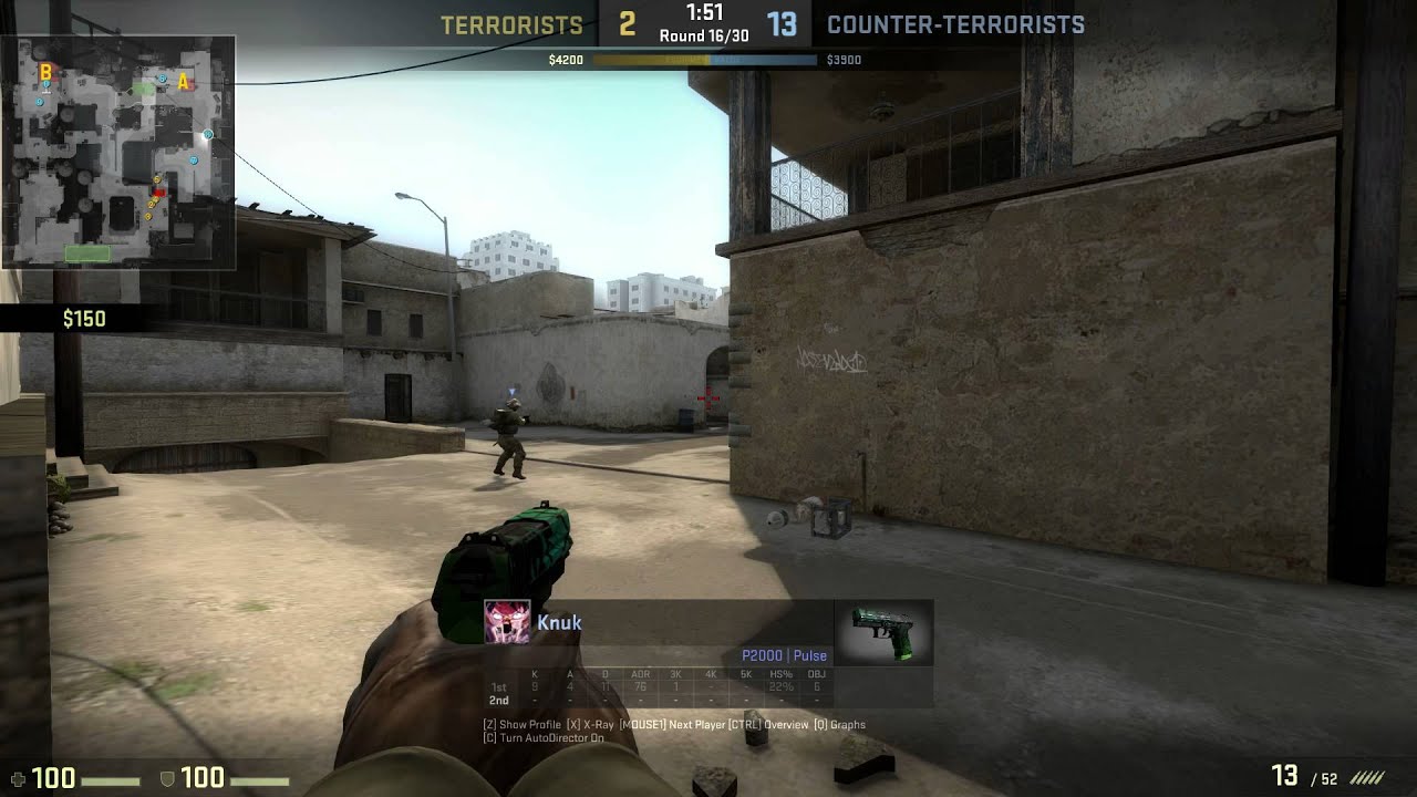 ACE with p2000 dust II - YouTube