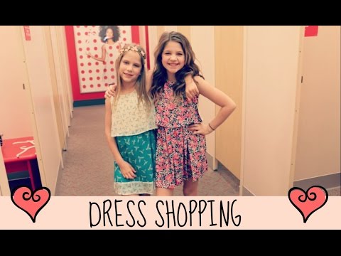 Tween Dress Shopping at Target | Curling My Hair - YouTube