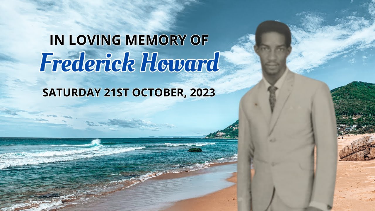 Cemetery Service of the late Frederick Howard - YouTube