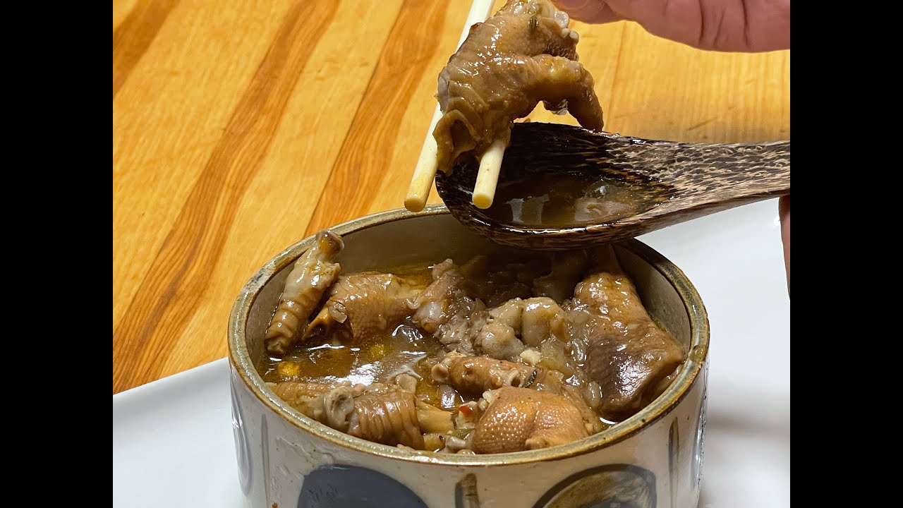 PATTES DE POULET AU CURRY JAMAÏCAIN DANS INSTANT. / POT INSTANT ...