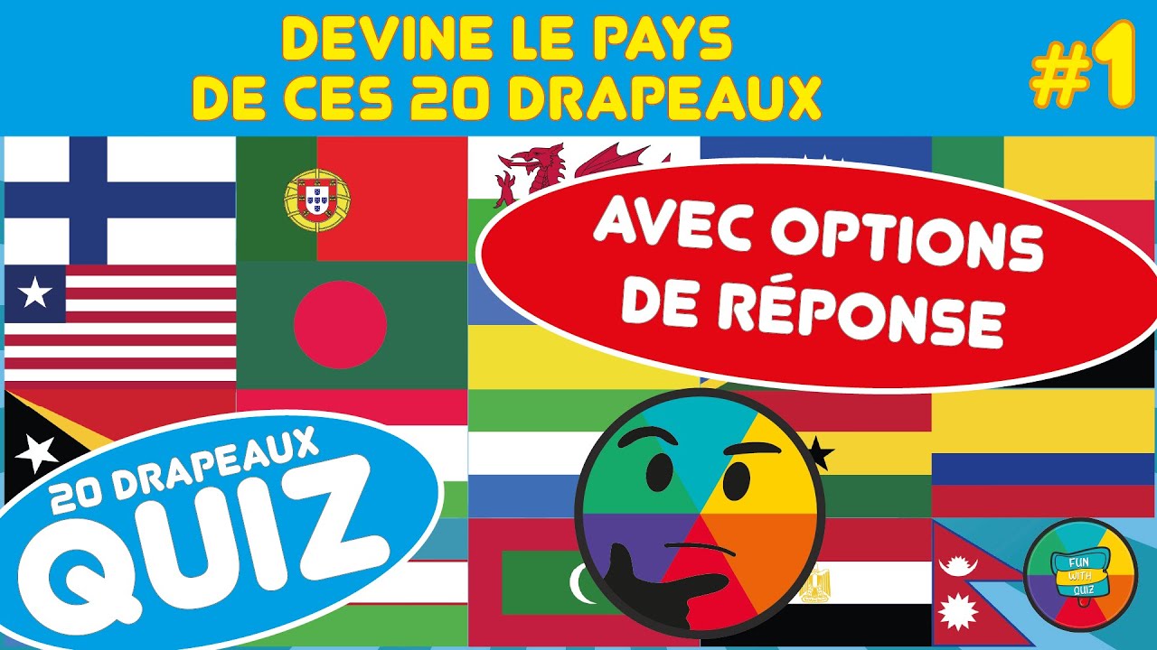 QUIZ Drapeau du monde #1 - Mode Normal - Avec options de réponses 😅 ...
