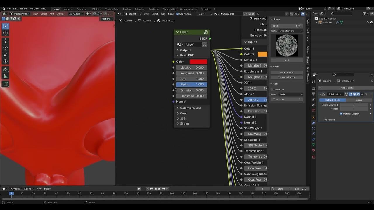 Fluent Materializer Blender 022 Add New Layer - YouTube