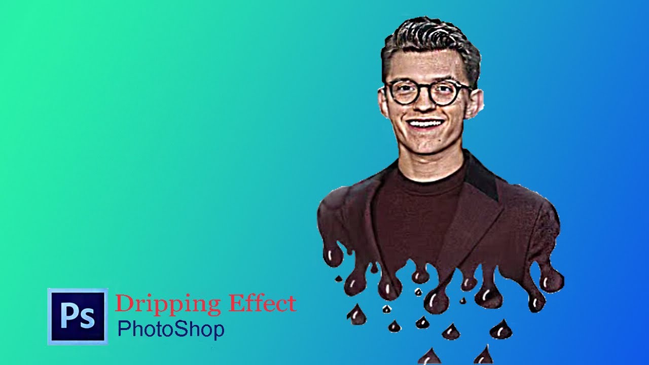Dripping Effect in Photoshop |Splatter Effect |Tom Holland Dripping ...