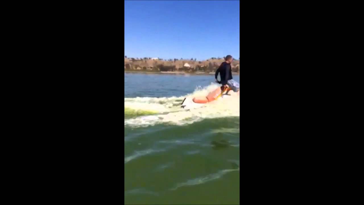 wave jammer nose ride - YouTube