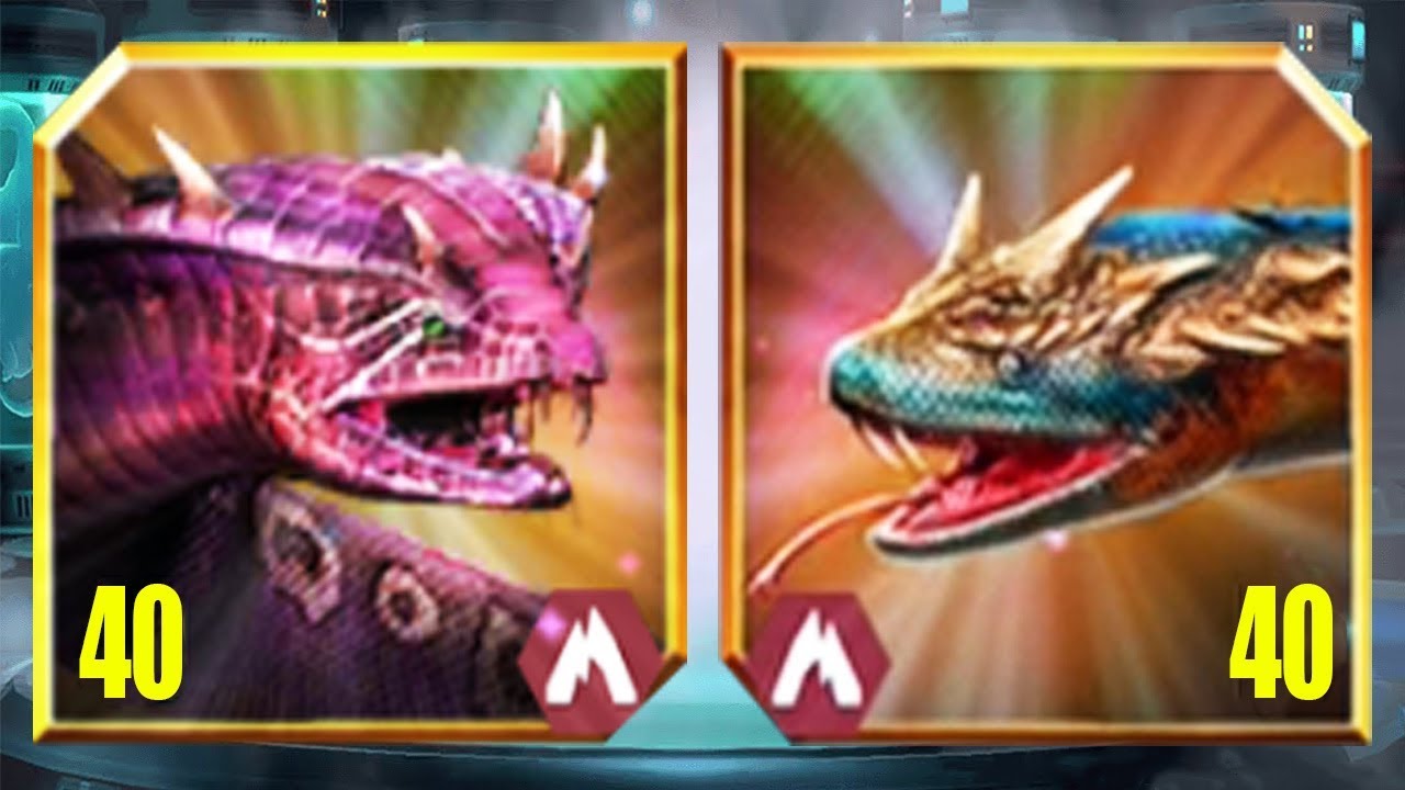 GIGANTOPHIS Vs TITANOBOA - Jurassic World The Game - YouTube