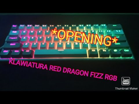 klawiatura RED DRAGON fizz RGB *OPENING* - YouTube