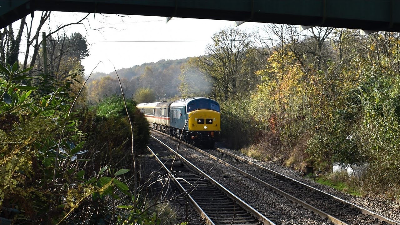 **WHAT A SOUND** LSL Class 45 No. 45118 on 1Z66 'Pennine Peak' @ Heyrod ...