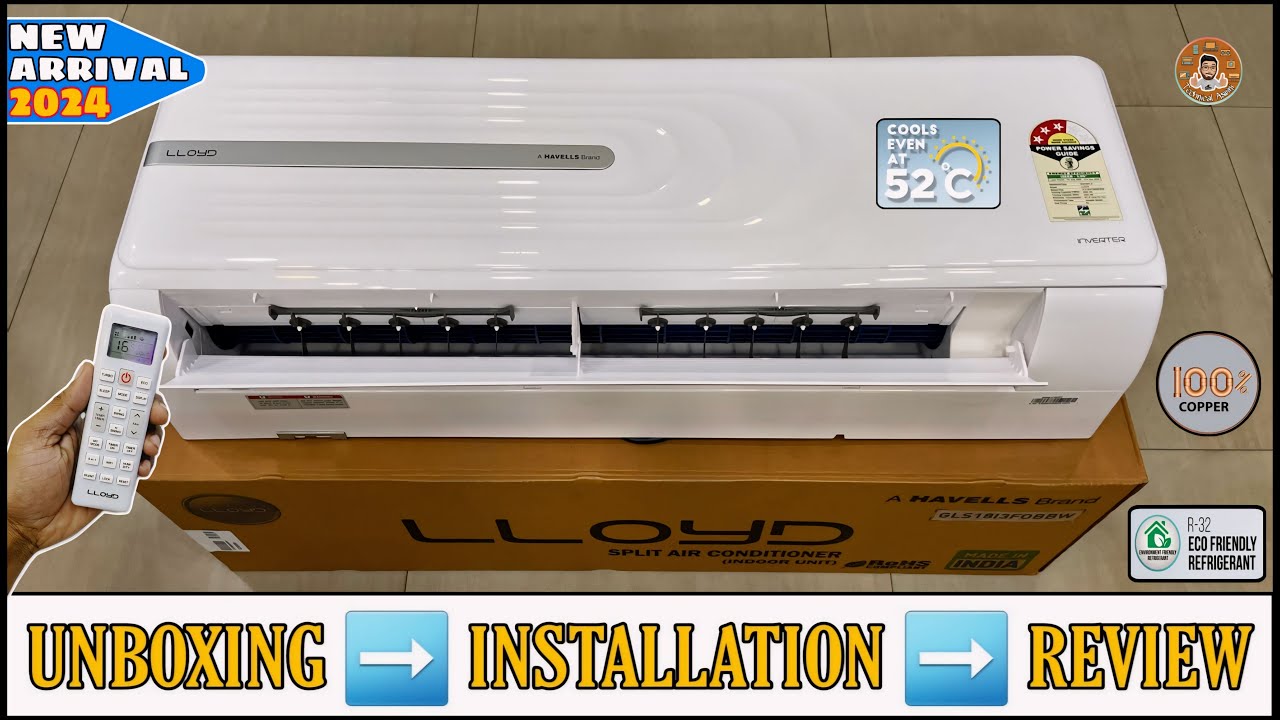 LLOYD GLS18I3FOBBW 2024 || 1.5Ton 3 Star 5in1 Convertible Inverter ...