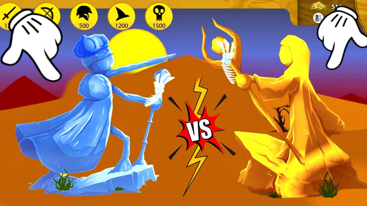 Stick War Legacy" New Mod Statue Glaeial Meric, Vs Glaeial King, New ...