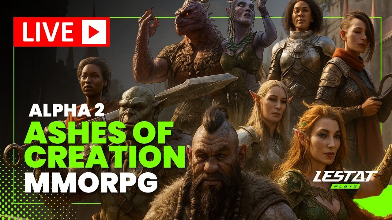 Ashes of Creation MMORPG - Gameplay de Arqueiro Alpha 2! - YouTube
