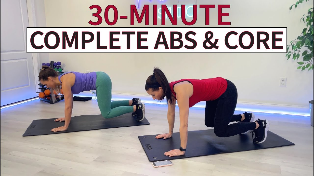 30-MINUTE COMPLETE ABS & CORE WORKOUT / FOR A FLAT TUMMY, SNATCHED ...