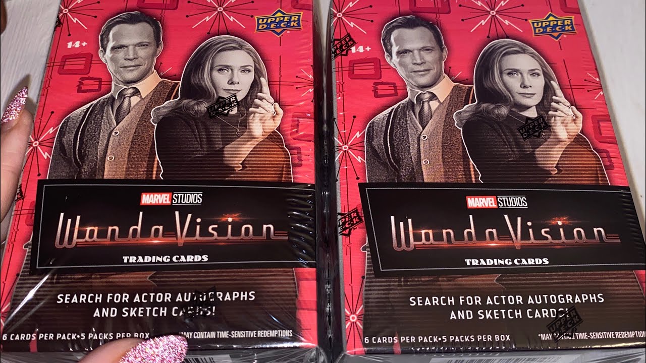 Box Break | 2 x Marvel Studios WandaVision Blaster Box (Upper Deck 2023 ...