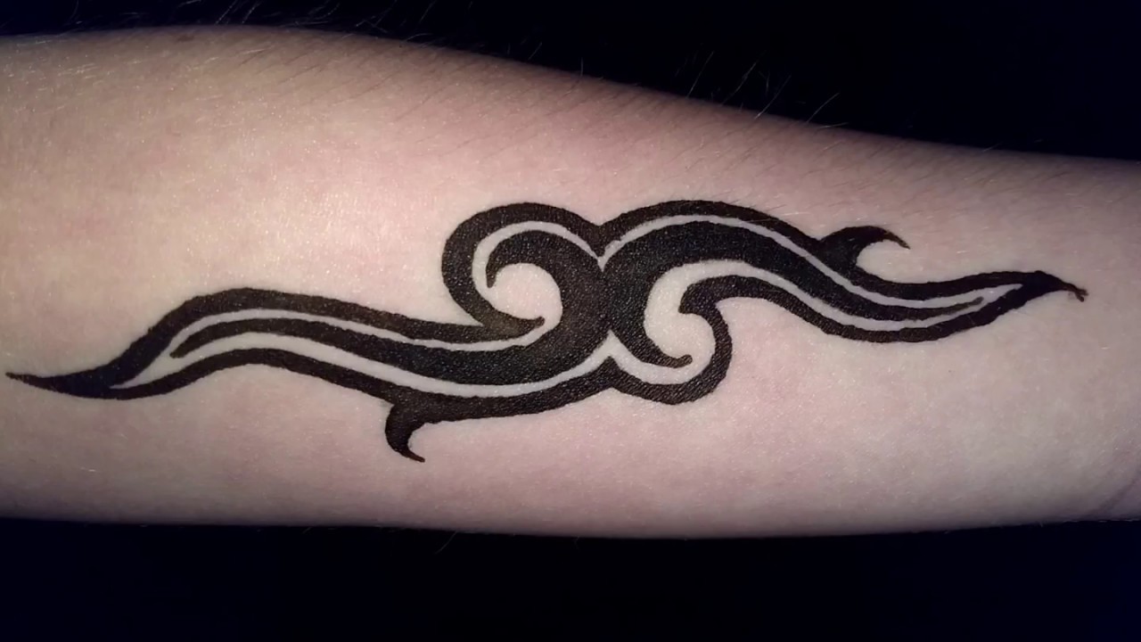 Tribal Henna Design - YouTube