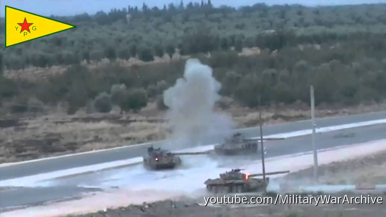 ISIS Tanks Convoy Destroyed by Kurdish YPG Fighters in Kobani District ...