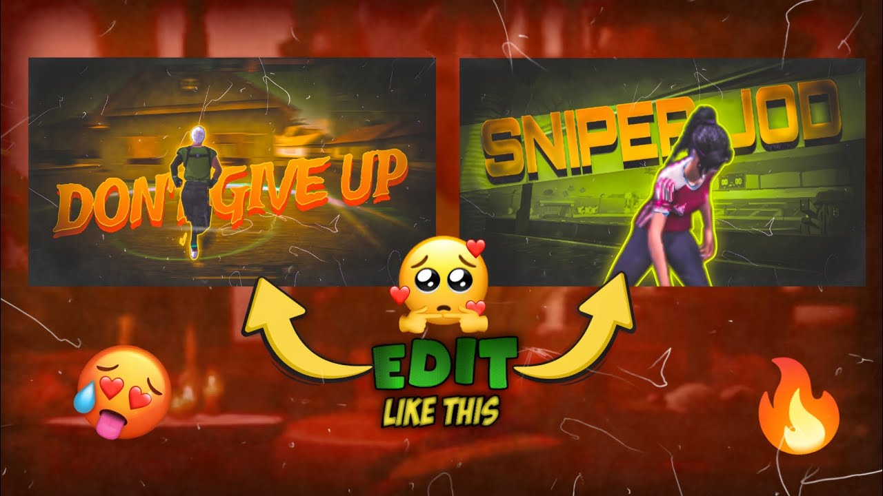 How to make montage thumbnail in PicsArt 🔥||free fire montage thumbnail ...