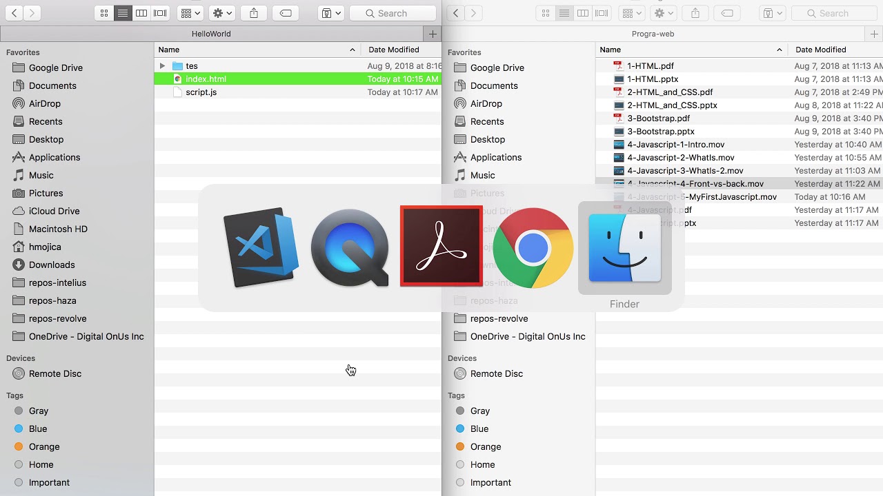 Progra Web - 4 Javascript 6 Exampl1 - YouTube