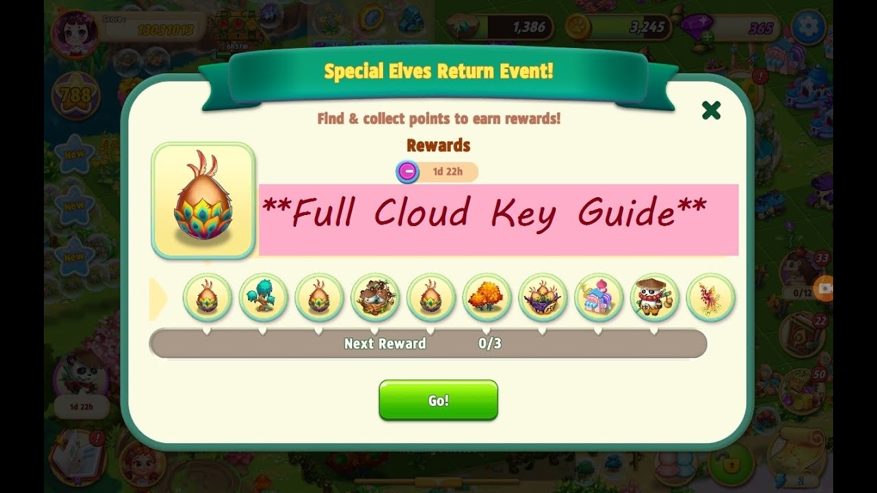 Merge Elves **The Special Elves Return Event** Full Cloud Key Guide ...