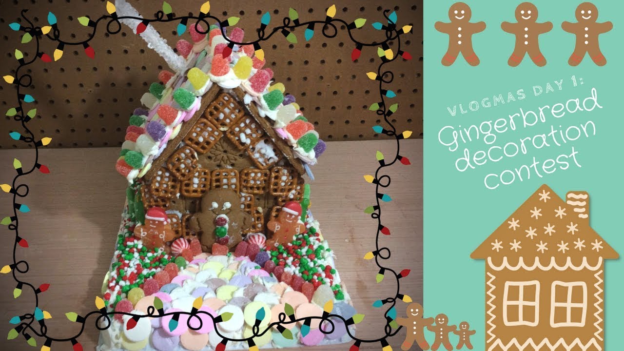 Gingerbread Decorating Challenge | Vlogmas Day 1 - YouTube